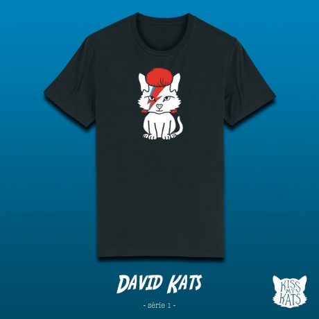 T-shirt Homme David KATS du S au XXXL - Kiss My Kats 2021